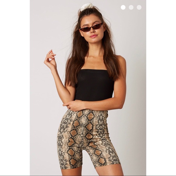 Cotton Candy | Shorts | Snakeprint Biker Shorts | Poshmark